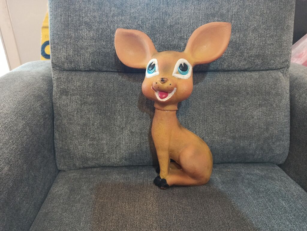 Stara gumena lutka Bambi visine 32cm