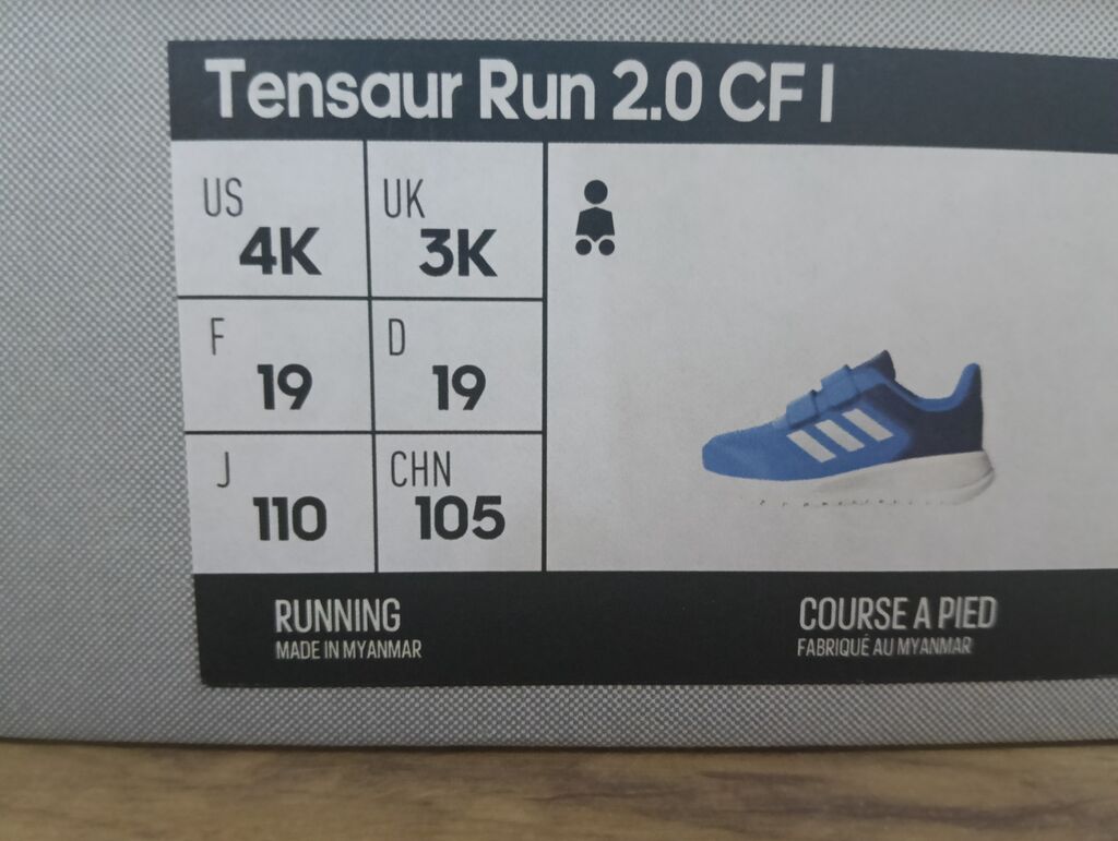 Adidas Tensaur Run 2.0 CF I – dečije patike - Model: Tensaur Run 2.0