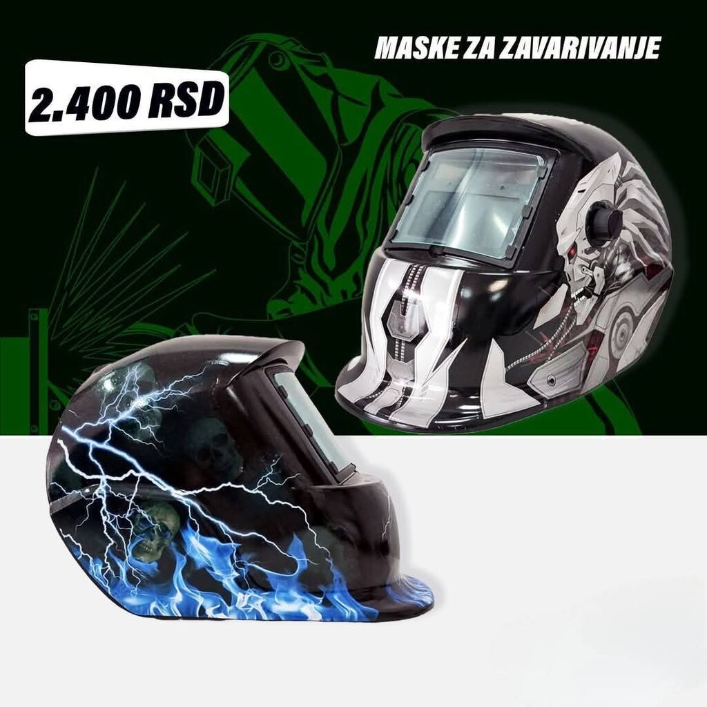 Maske za zavarivanje – grafički dizajn - Zaštitne maske sa velikim