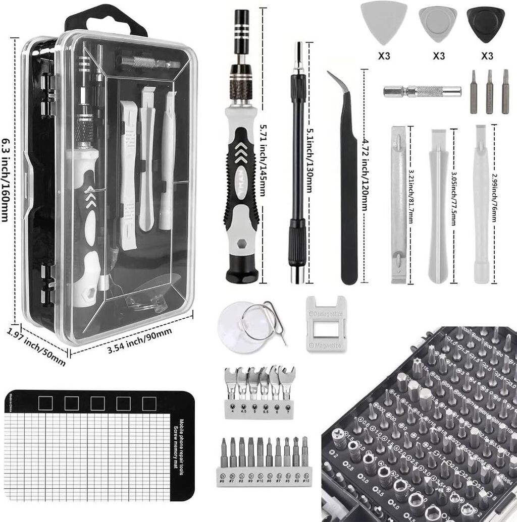 NOVO Set šrafcigera AT-138 Opis: Komplet od 138 elemenata Materijal