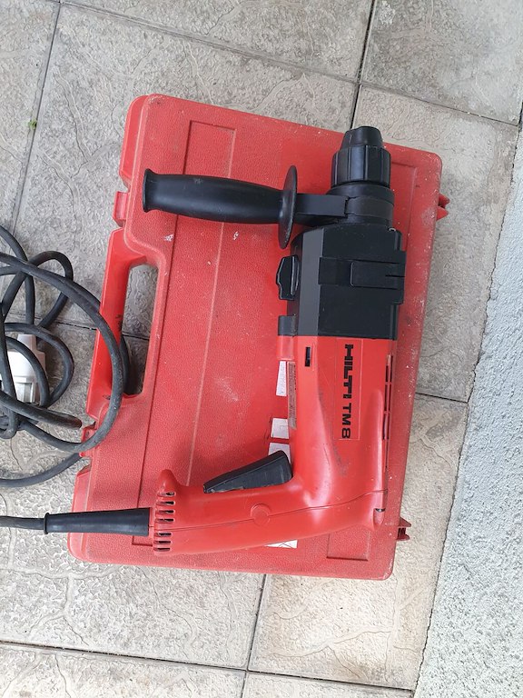 Hilti TM 8 – električni čekić/udarna bušilica - Snaga motora: 400 W