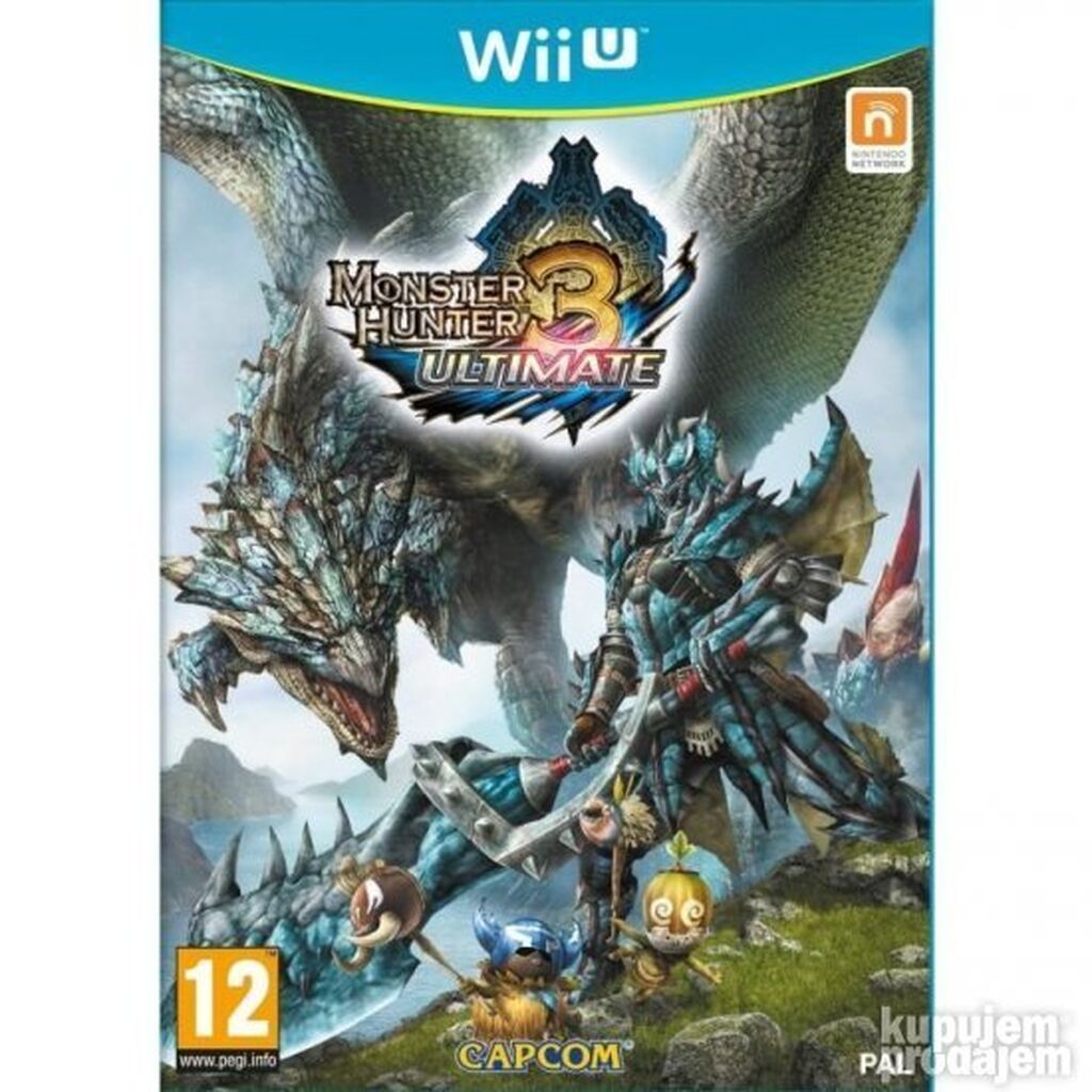 Prodajem original igricu za Nintendo WiiU konzolu - Monster Hunter 3