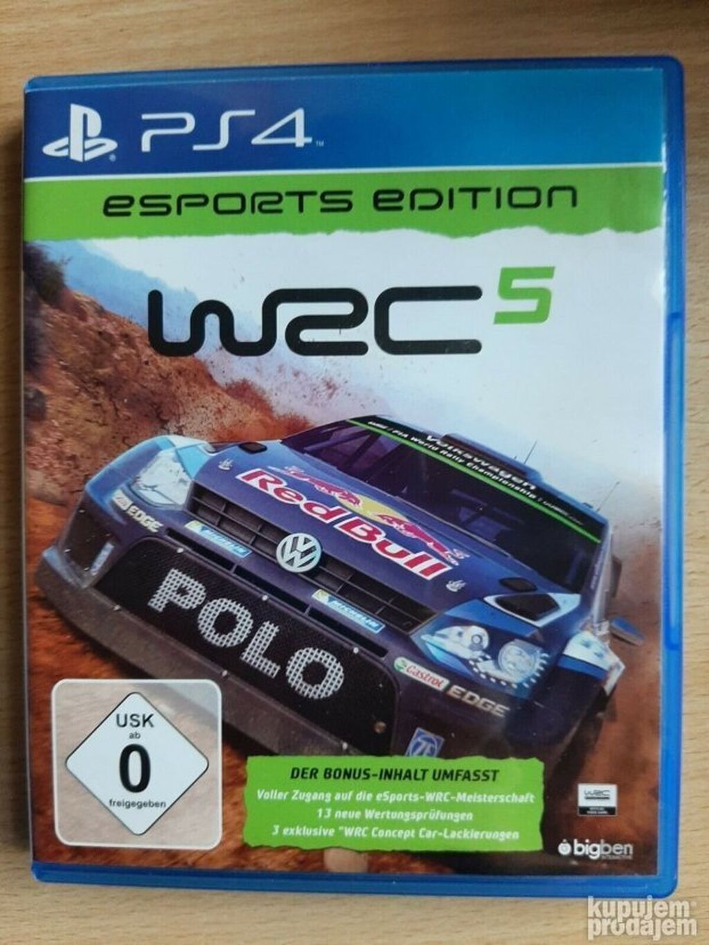 Prodajem original igricu za Sony Playstation 4 konzolu - WRC 5Igra je