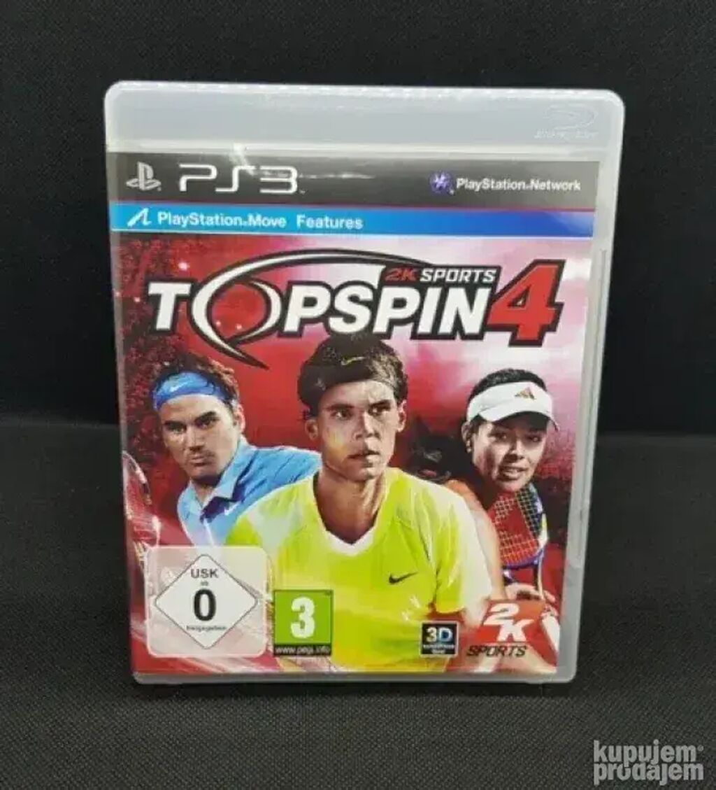 Prodajem original igricu za Sony Playstation 3 konzolu - TOP SPIN
