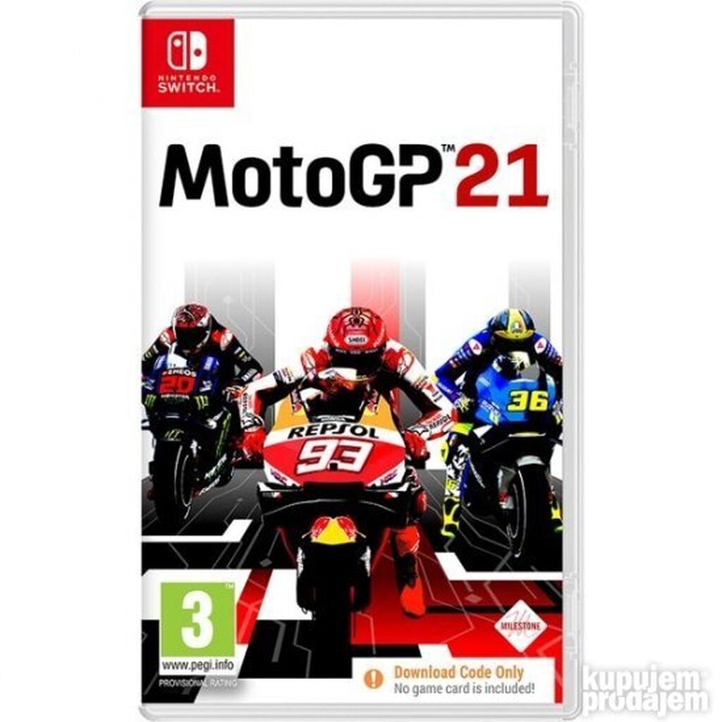 Neotpakovano, u fabrickom celofanu. MotoGP 21 - za Nintendo Switch