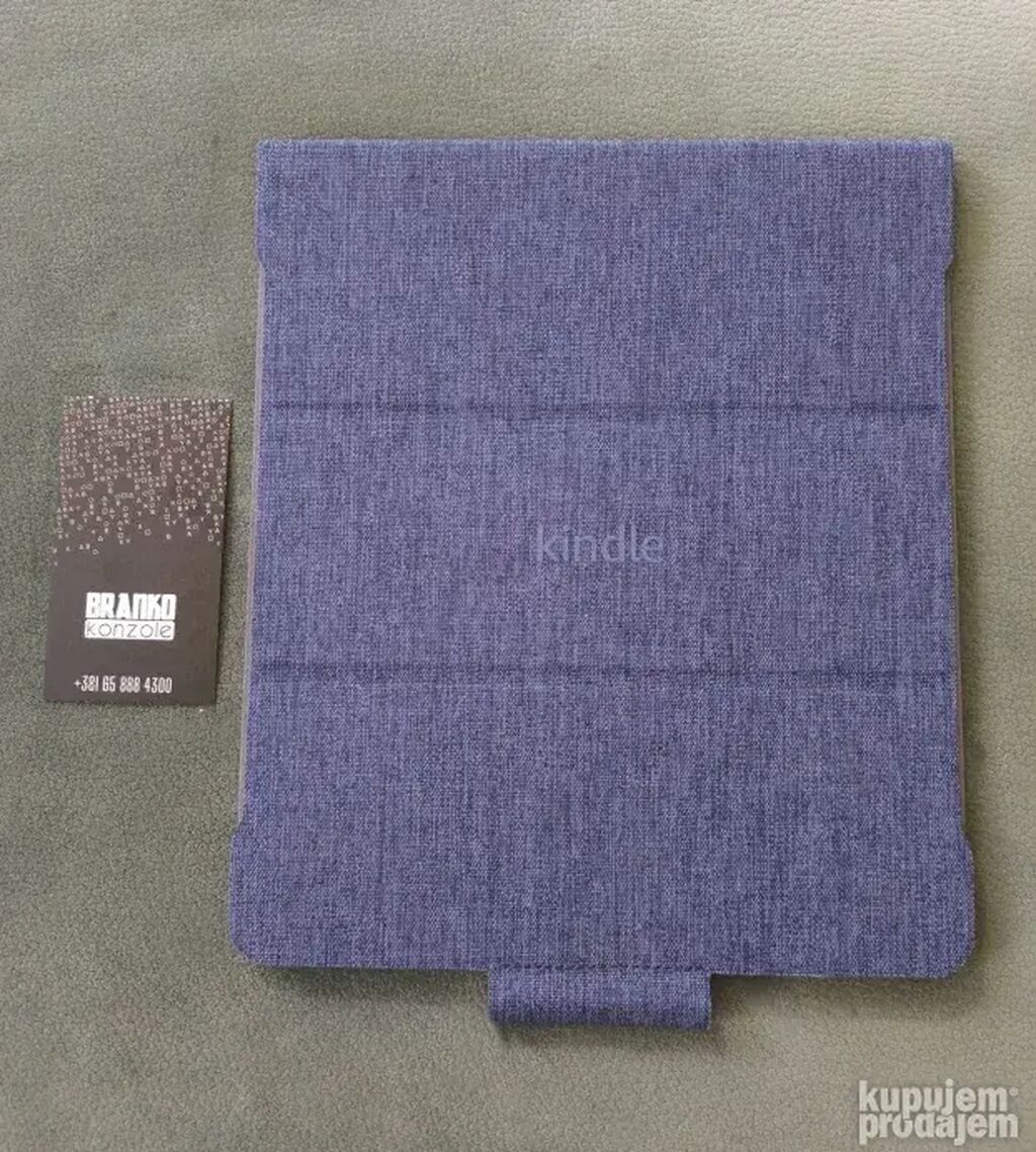 Amazon Kindle Scribe Fabric Folio Cover - Blue/Jeans ORIGINAL Stanje