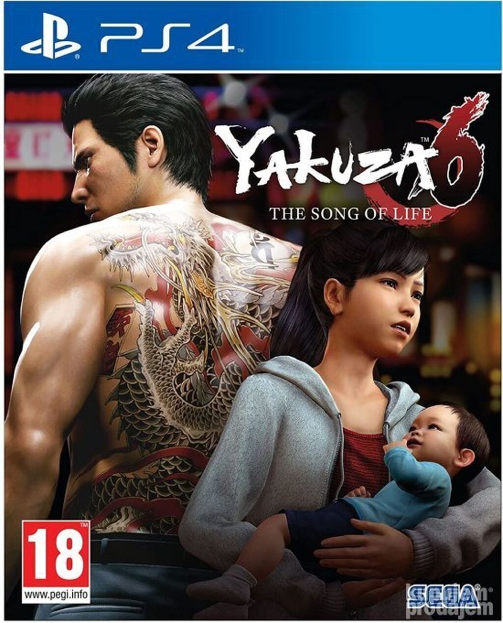 Prodajem original igricu za Sony Playstation 4 konzolu - Yakuza 6 The