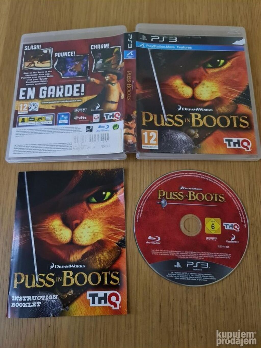 Prodajem original igricu za Sony Playstation 3 konzolu - Puss in