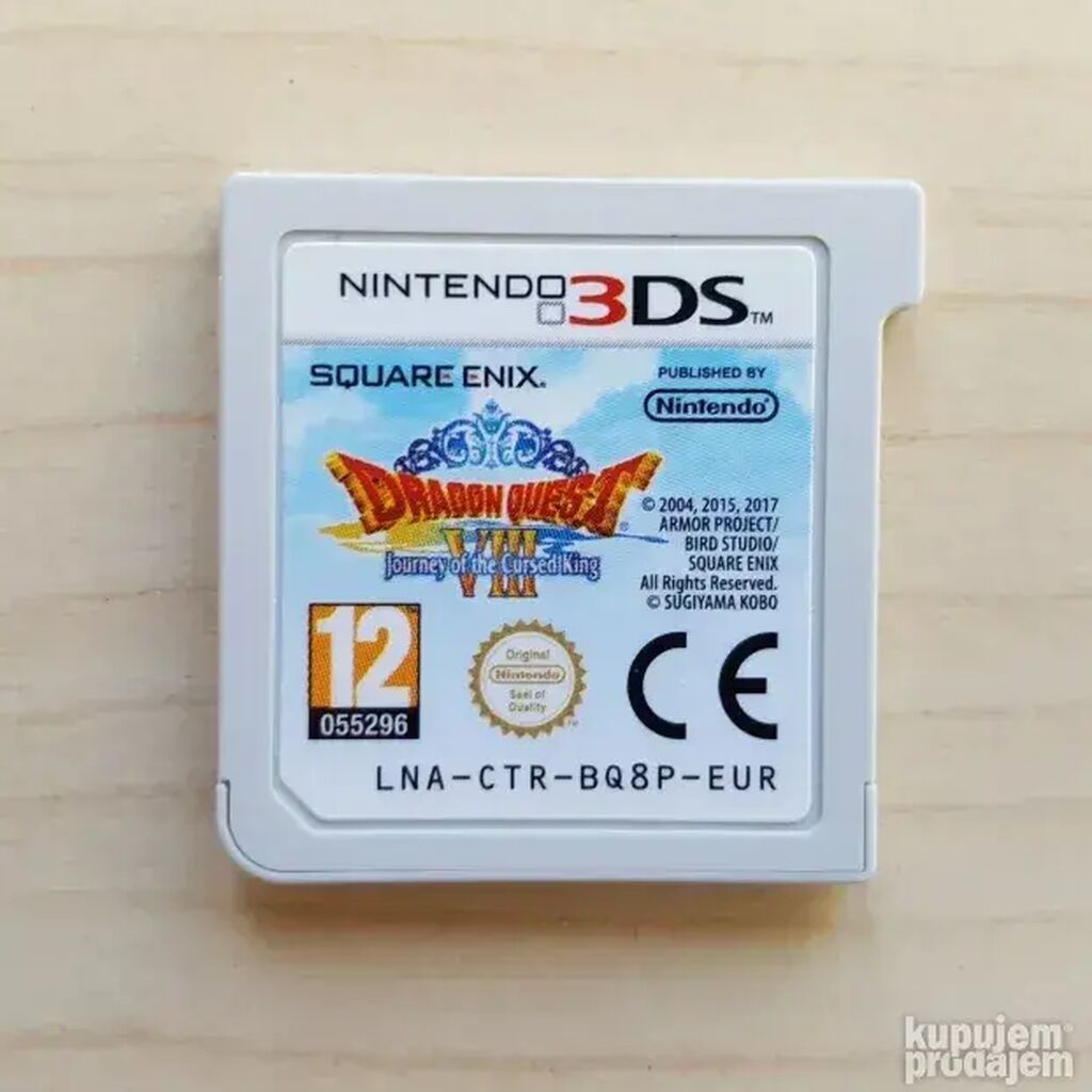 Prodajem original igricu za Nintendo 3DS i 2DS konzole - Dragon Quest