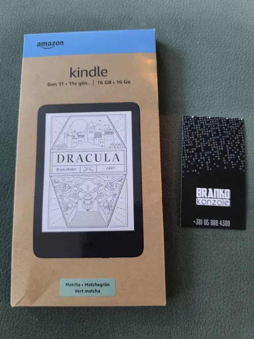 Kindle Basic poslednja verzija Nov, neotpakovan 16gb, boja zelena