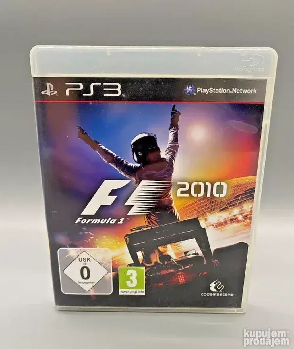 Prodajem original igricu za Sony Playstation 3 konzolu - F1 2010 Igra