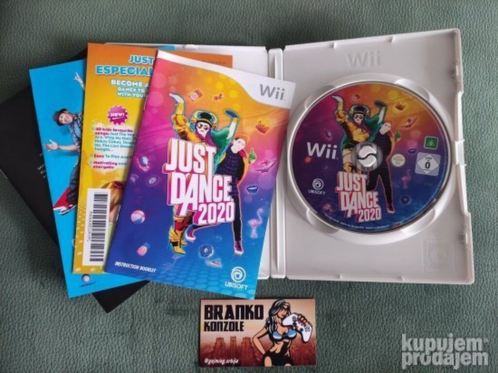 Prodajem original igricu za Nintendo Wii konzolu - JUST DANCE 2020Igra