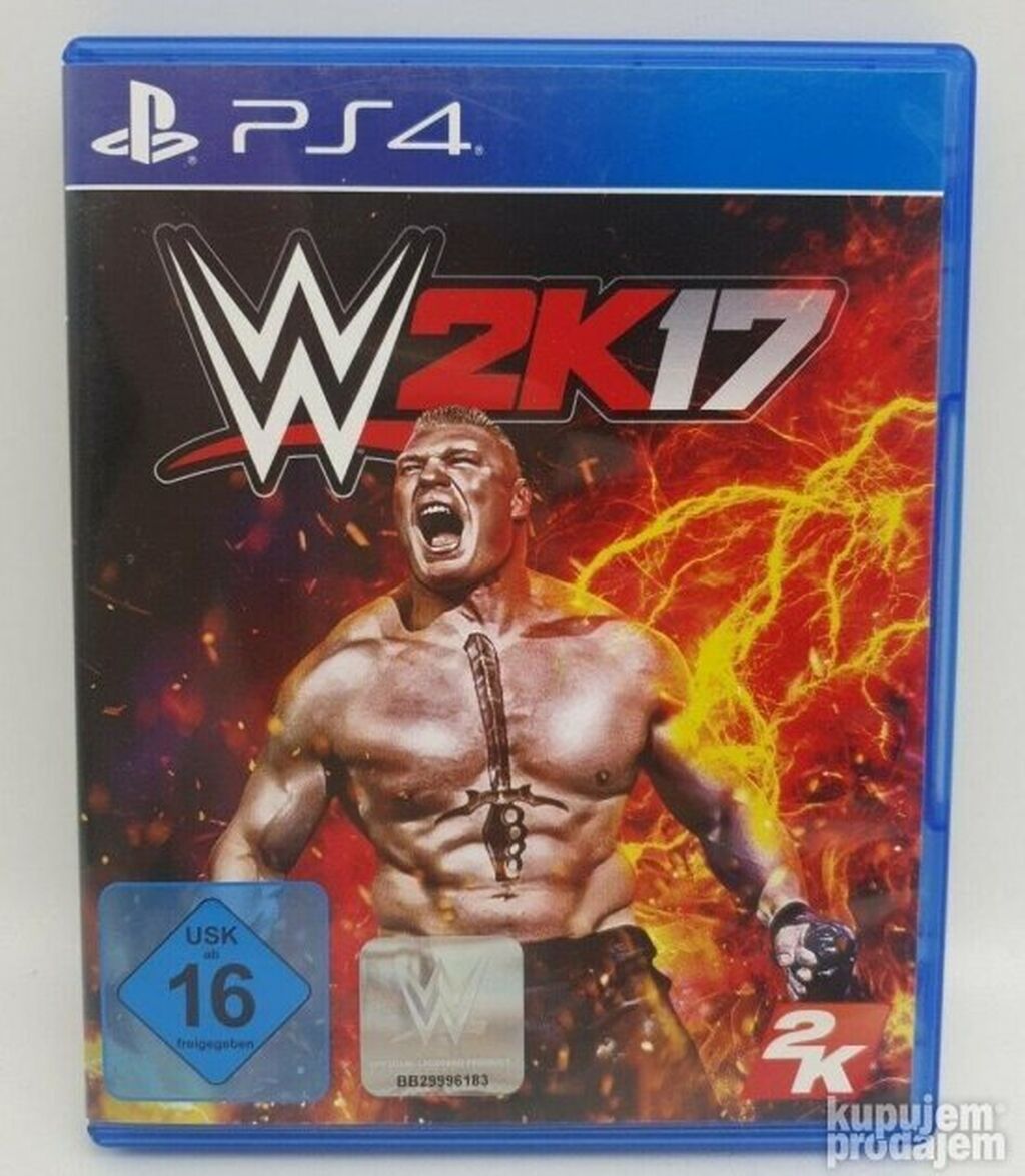 Prodajem original igricu za Sony Playstation 4 konzolu - W2K17 (WWE