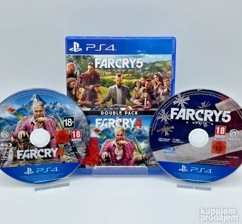 Prodajem original igricu za Sony Playstation 4 konzolu - FARCRY 4 + 5