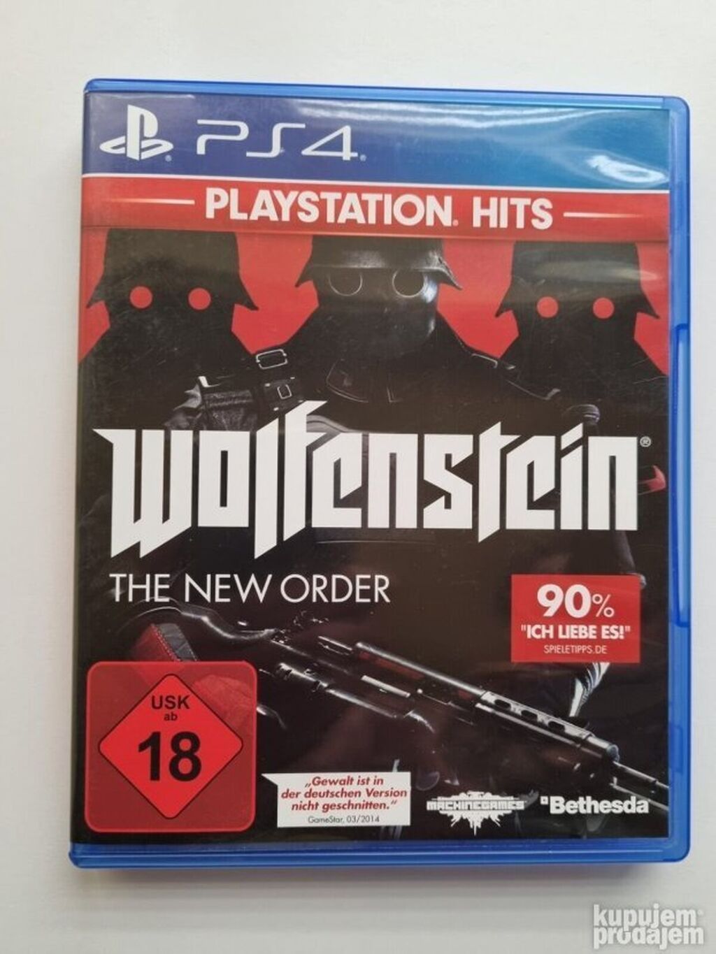 Prodajem original igricu za Sony Playstation 4 konzolu - Wolfenstein