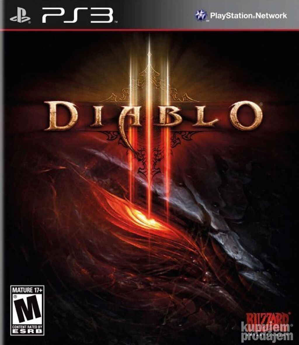 Original igrica za Sony Playstation 3 konzolu - DIABLO III. Igra je