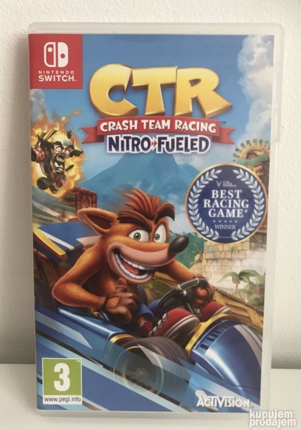 Prodajem original igricu za Nintendo Switch konzolu - CTR Crash Team
