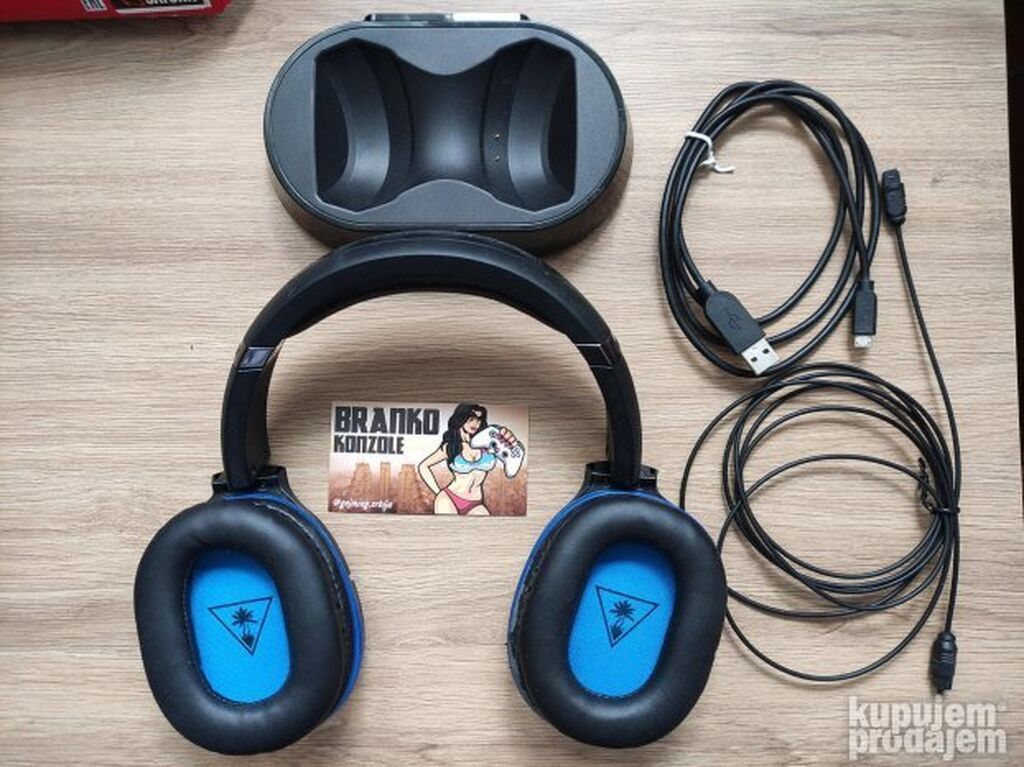 Turtle Beach Elite 800 RX Noise Cancelling Gaming Headset + baza +