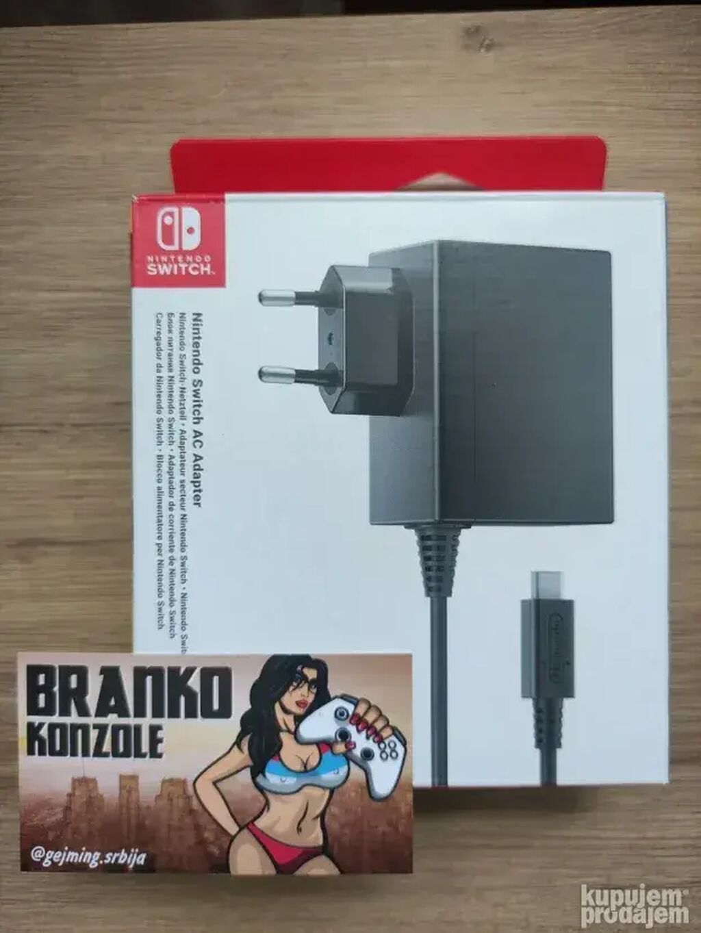 Nintendo Switch AC Adapter Punjac - ORIGINAL Radi na svim modelima