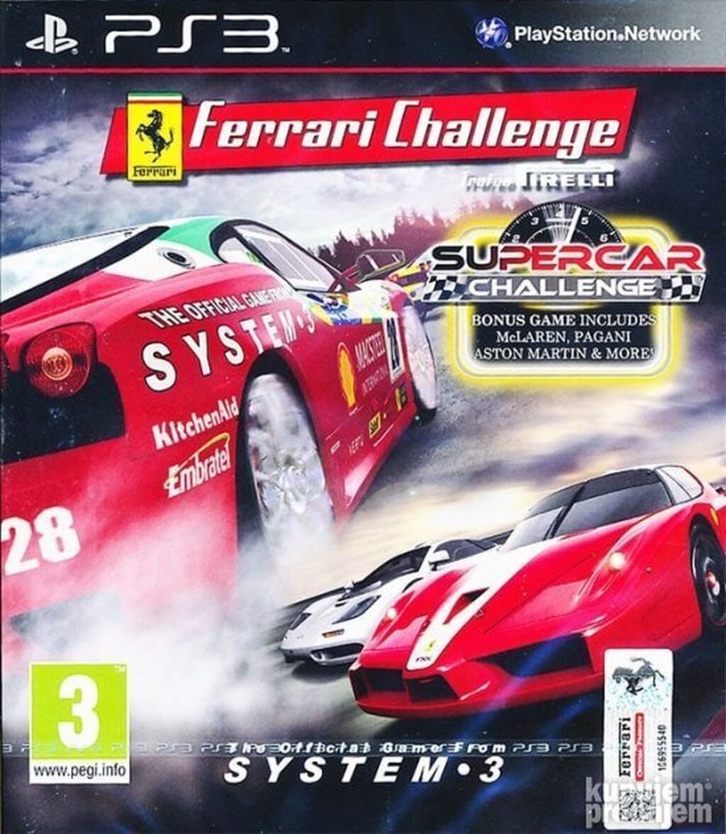 Prodajem original igricu za Sony Playstation 3 konzolu - Ferrari