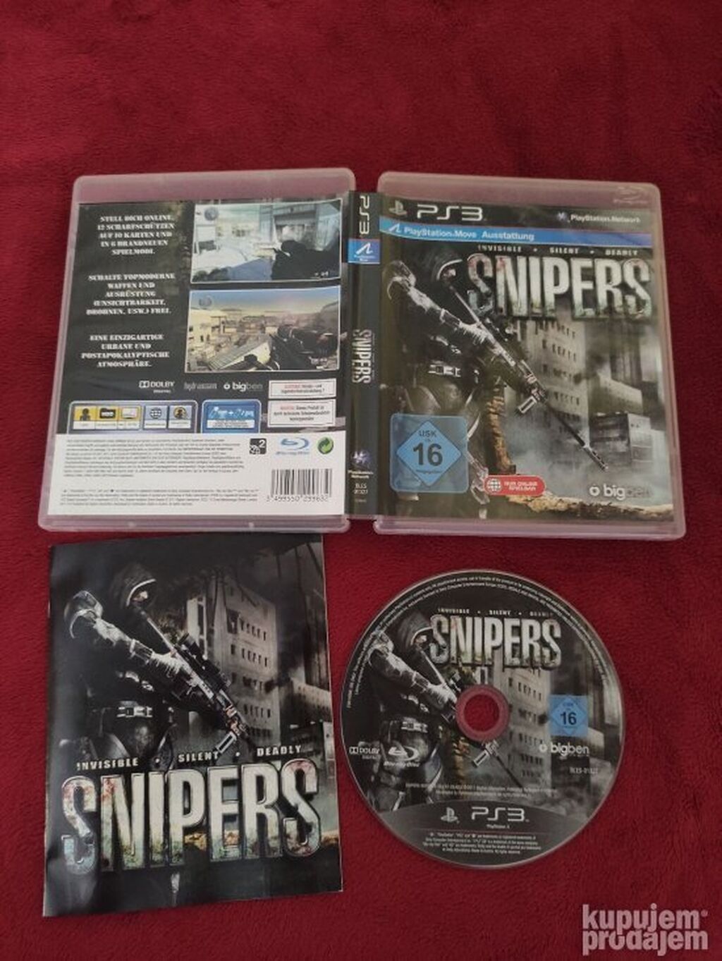 Prodajem original igricu za Sony Playstation 3 konzolu - SNIPERS