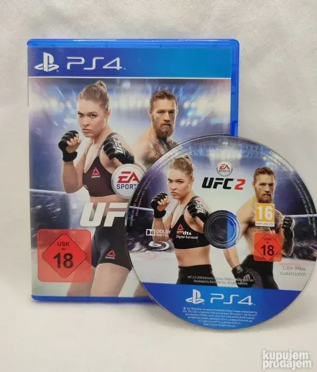 Prodajem original igricu za Sony Playstation 4 konzolu - UFC 2 EA