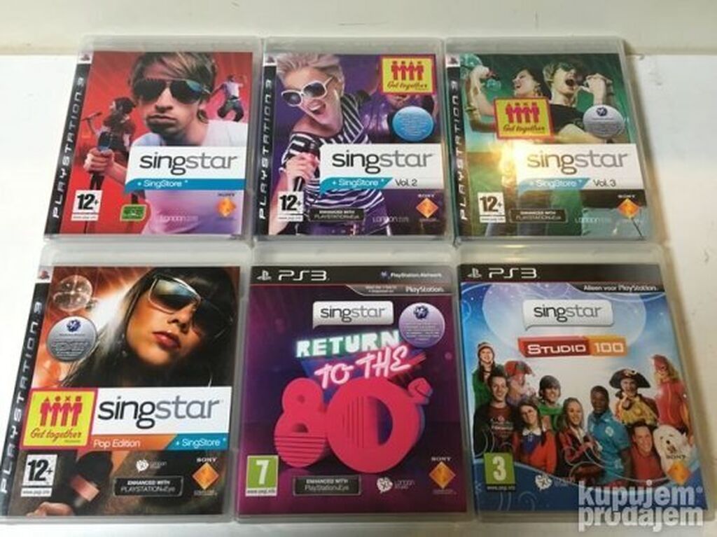 Original igrice za Sony Playstation 3 za mikrofon (pevanje) SingStar