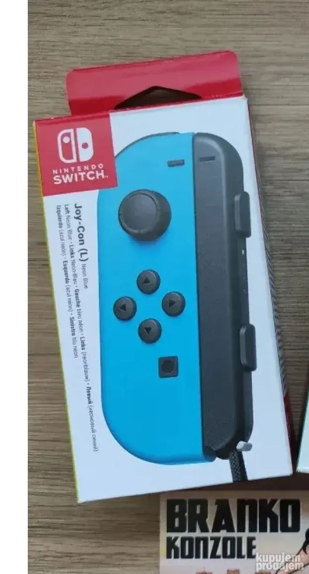 Original Joy Con kontroler za Nintendo Switch. Levi, plavi NOVO
