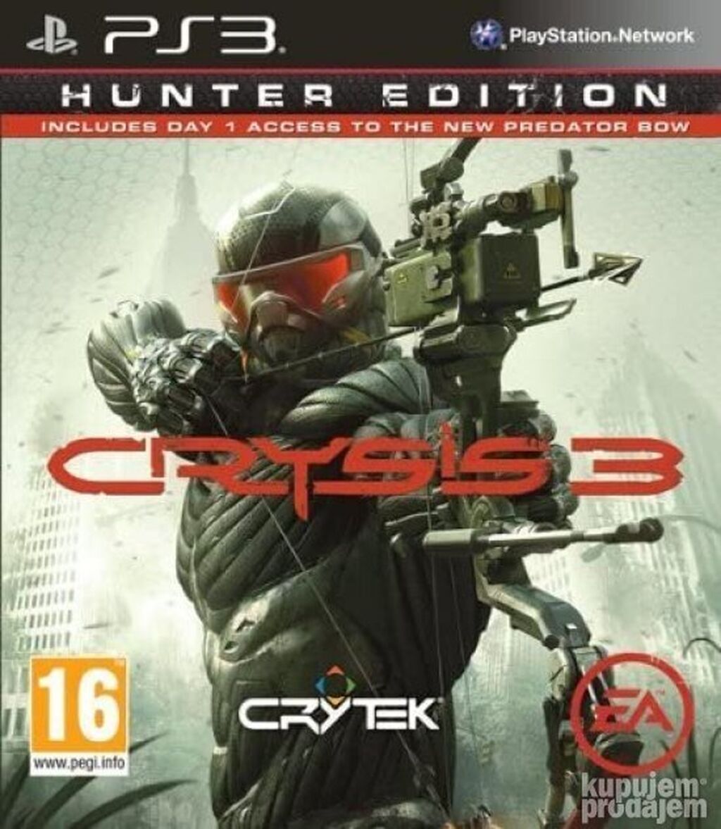 Prodajem original igricu za Sony Playstation 3 konzolu - CRYSIS 3