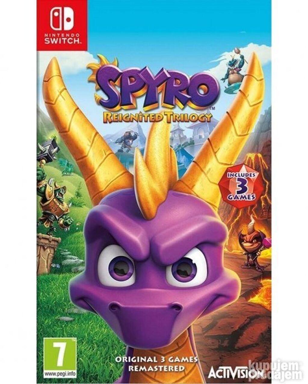 Neotpakovano, u fabrickom celofanu. Spyro Reignited Trilogy - za