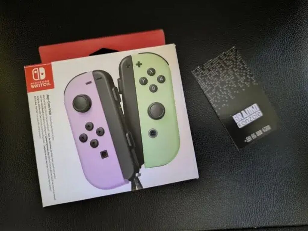 Original Joy Con kontroleri za Nintendo Switch. Pastel Purple