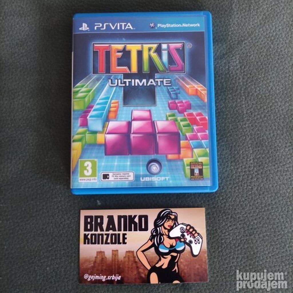 Prodajem original igricu za Sony Playstation VITA konzolu - TETRIS