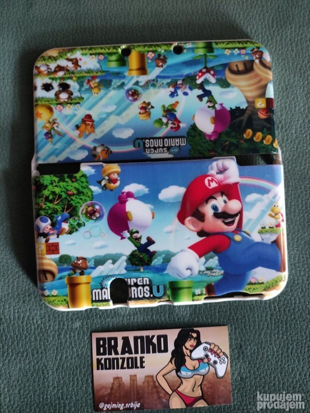 NEW 3DS XL (zastitna maska) - New Super Mario Bros