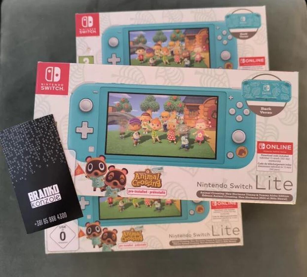 Prodajem Nintendo Switch Lite konzolu - Animal Crossing limited