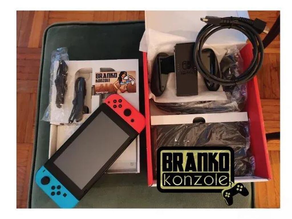    Nintendo Switch 32GB + 1TB microSD ✅ Odlično stanje (skoro kao
