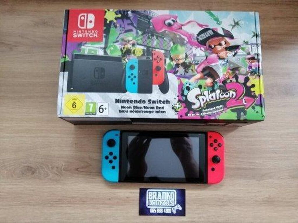    Nintendo Switch 32GB + 200GB SanDisk Ultra microSD ✨ Stanje: kao