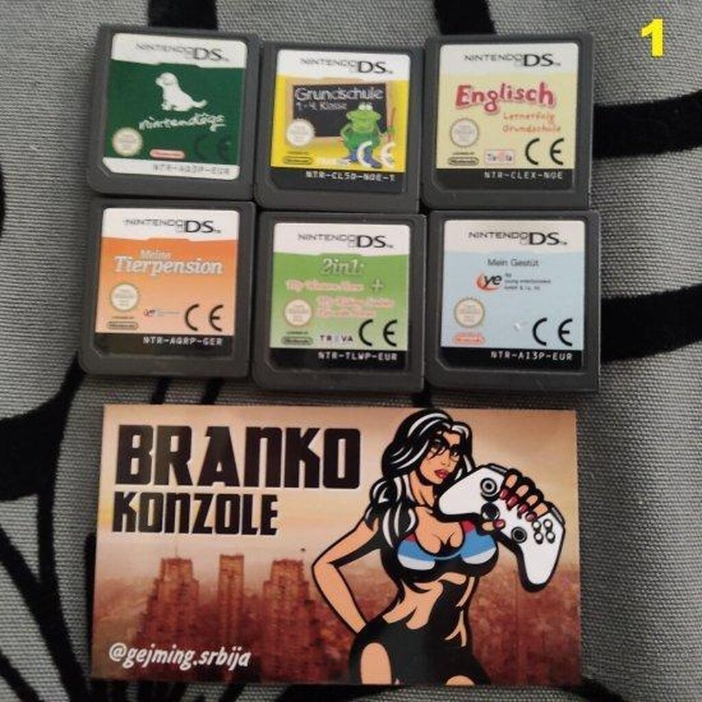 Prodajem original igrice za Nintendo DS konzole (radi na svim