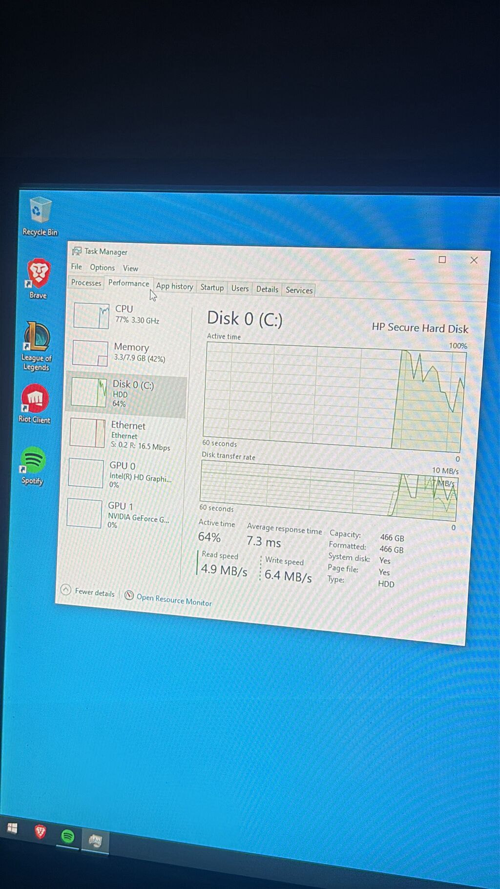 HP kompjuter u super stanju dobihate 6 meseci garanciju na isti Uz