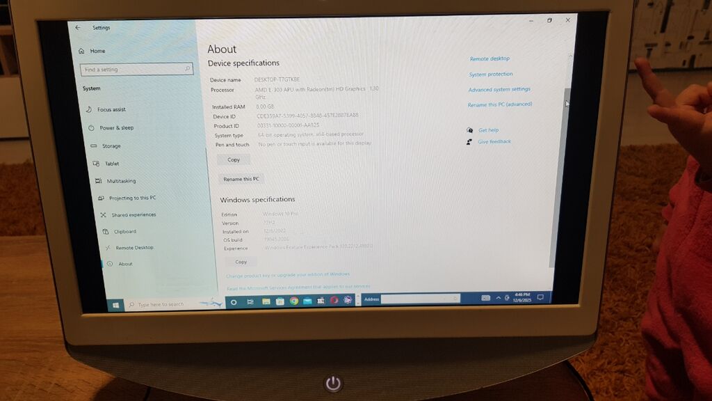 Packard Bell All‑in‑One računar - Ekran integrisan u kućište (AIO