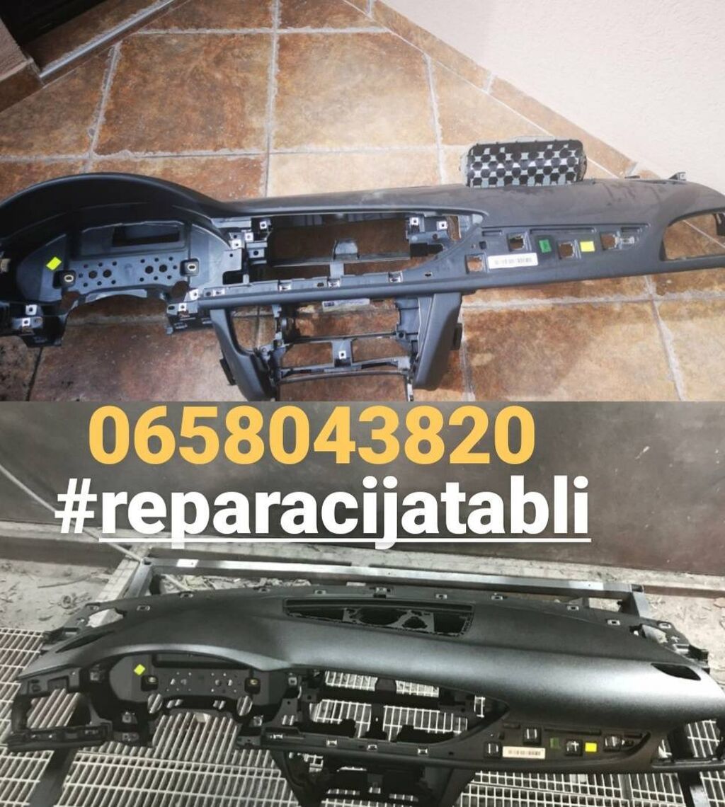 Reparacija istrument table airbag .mozemo nabaviti druge vazdusne