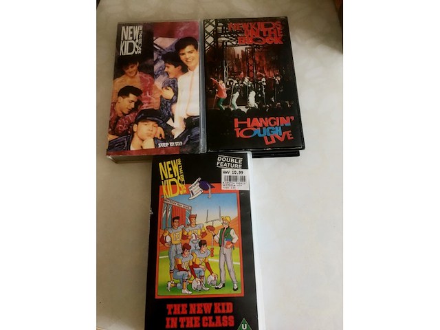 Vhs New kids on the block/ 3x vhs