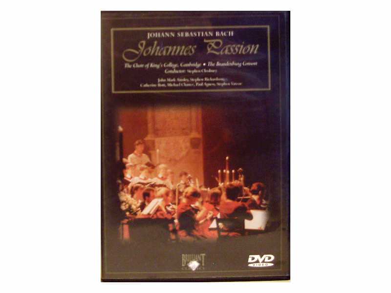 JOHANNES PASSION - JOHANN SEBASTIAN BACH DVD