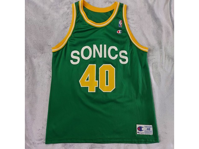 NBA RETRO dres Supersonics Shawn Kemp made in USA RETKO