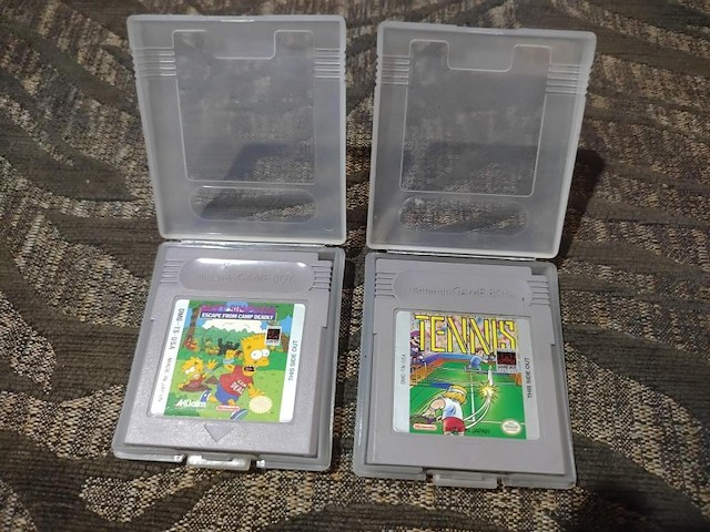 Nintendo Game Boy igrice Bart Simpsons i Tennis