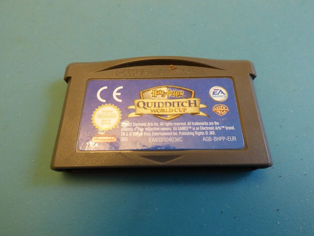 GameBoy Advance kertridž - Harry Potter QUIDDITCH World