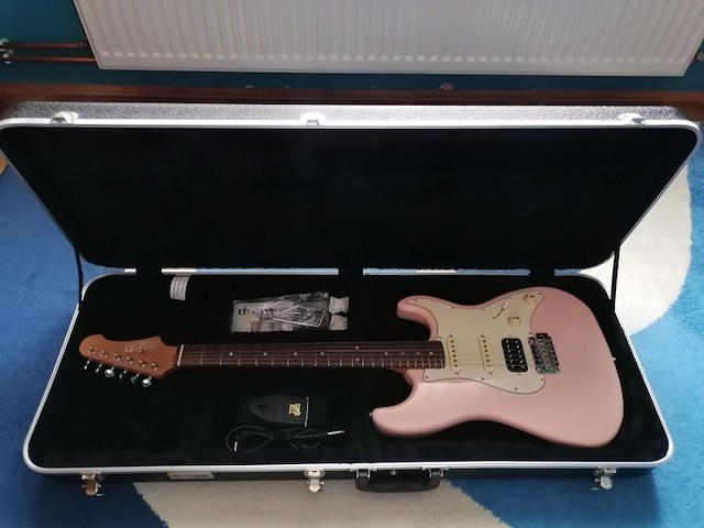 JET JS-400 PK HSS električna gitara + Kofer