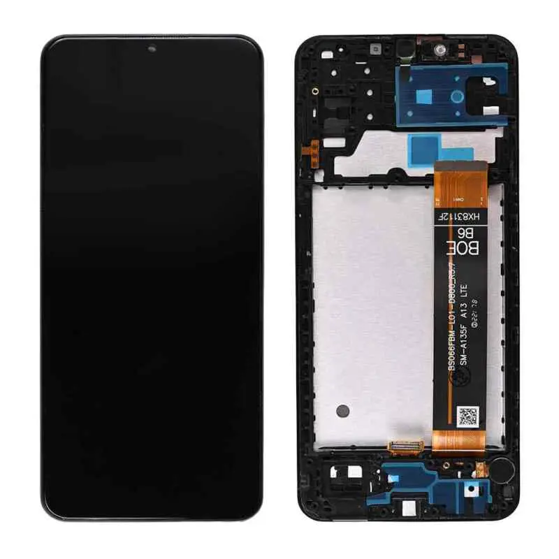 LCD za Samsung A135F/Galaxy A13 4G GH82-28508A rev.5.7 + touch screen + frame Black FULL-SP