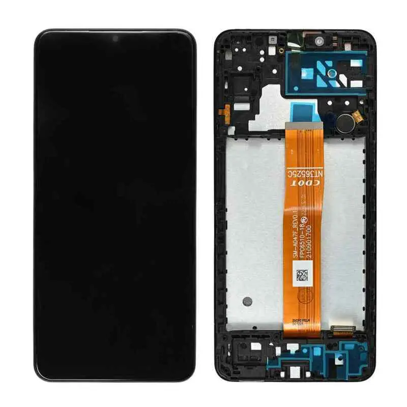 LCD za Samsung A047/Galaxy A04s GH82-29805A + touch screen + frame Black FULL-SP