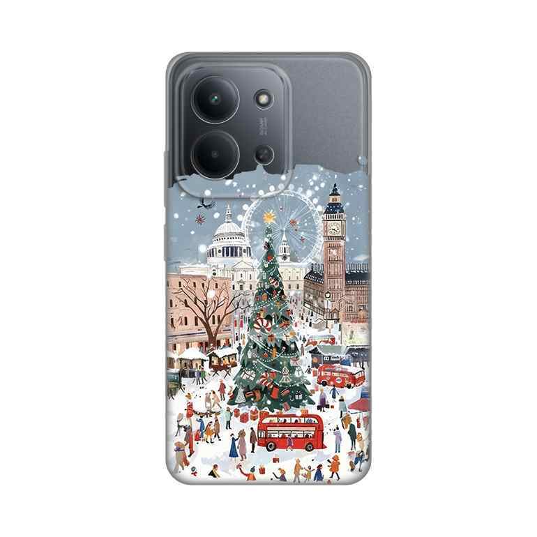 Maska silikon Print za Xiaomi Redmi 15C 4G Christmas Town