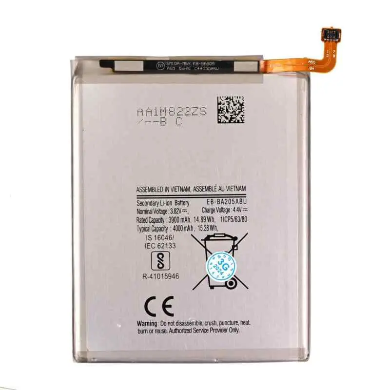 Baterija Standard za Samsung A20 EB-BA205ABU